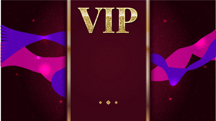 Vip premium invitation card poster or flyer Vector Image