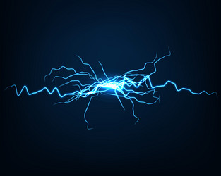 Electric flash lightning Royalty Free Vector Image