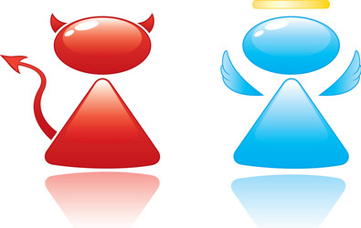 Angel Devil Vector Images (over 4,800)