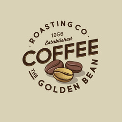 Coffee shop logo concept suitable for cafe Vector Image