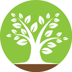 Tree symbol icon Royalty Free Vector Image - VectorStock