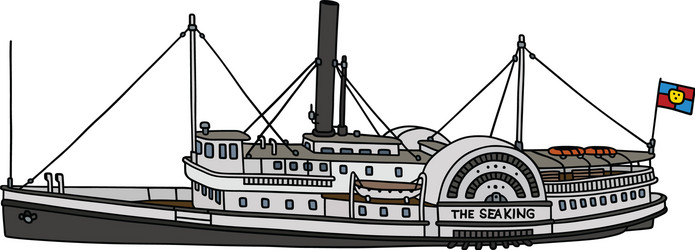 Paddle Steamer Vector Images (over 100)