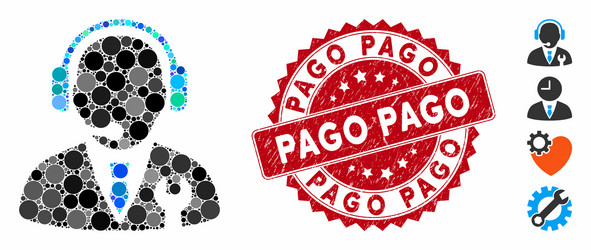 Pago Stamp Rubber Vector Images (41)