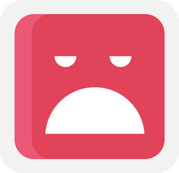 Square Red Face Emoji Vector Images (over 380)