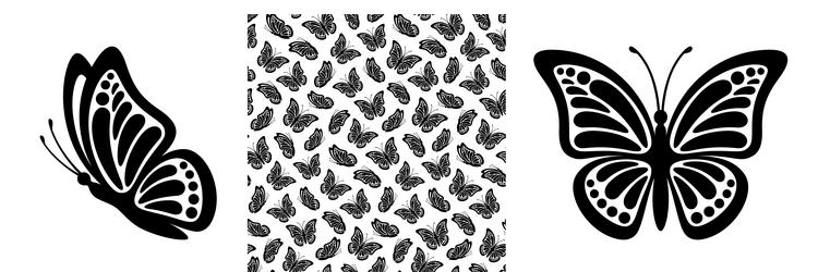 Butterfly Side View Vector Images (over 250)