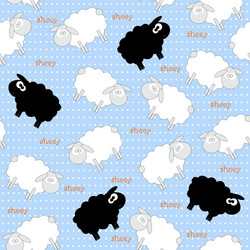 Abstract lamb seamless pattern background Vector Image
