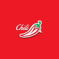 Chilli smile chili logo Royalty Free Vector Image