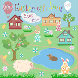 Easter Egg Hunt Background Vector Images (over 14,000)