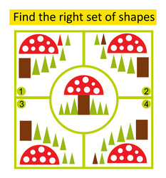 Logic puzzle for children iq training test Vector Image