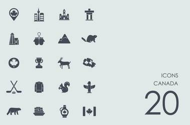 Map of provinces and territories canada Royalty Free Vector