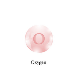 O2 oxygen molecule Royalty Free Vector Image - VectorStock
