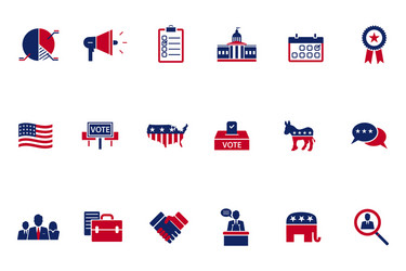 Political factors concept icon Royalty Free Vector Image