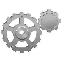 Machine gear design Royalty Free Vector Image - VectorStock