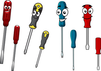 Screw cartoon Royalty Free Vector Image - VectorStock