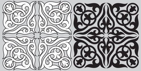 Kazakh pattern Royalty Free Vector Image - VectorStock