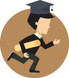 Graduate Running Vector Images (over 220)