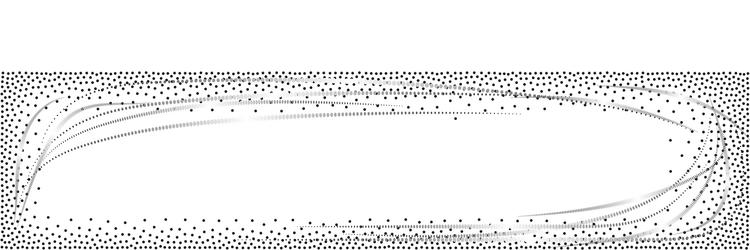 Abstract dot wave pattern wavy dots border thin Vector Image