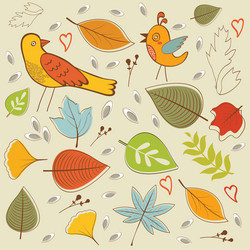 Autumn background Royalty Free Vector Image - VectorStock