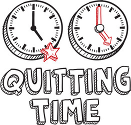 Learning time clock set Royalty Free Vector Image