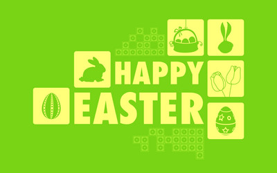 Happy easter Royalty Free Vector Image - VectorStock