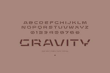 Gravity Alphabet Vector Images (44)