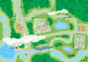 Map of suburb Royalty Free Vector Image - VectorStock