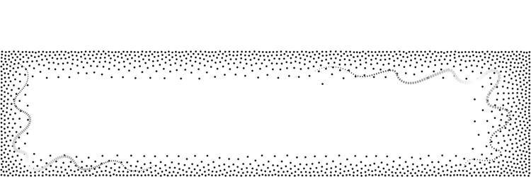 Abstract dot wave pattern wavy dots border thin Vector Image