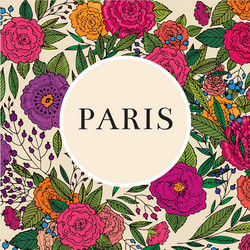 Paris labels Royalty Free Vector Image - VectorStock