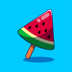 Watermelon Ice Cream Royalty Free Vector Image