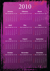 2010 Calendar Vector Images (99)
