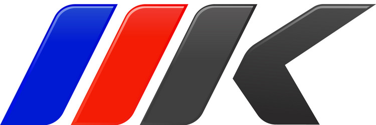 Letter mr racing logo design template Royalty Free Vector