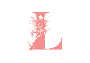 Flower Alphabet Letter L Pattern Vector Images (over 100)