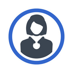 Account profile icon Royalty Free Vector Image