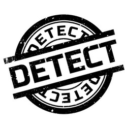 Detect rubber stamp Royalty Free Vector Image - VectorStock
