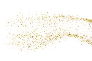 Abstract shiny gold glitter design element Vector Image