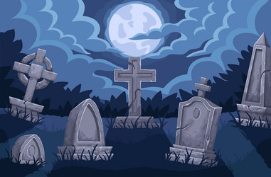Graveyard Cartoon Vector Images (over 9,200)