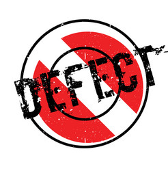 Defect rubber stamp Royalty Free Vector Image - VectorStock