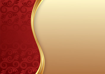Ancient background framed gold Royalty Free Vector Image