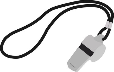 Object whistle Royalty Free Vector Image - VectorStock