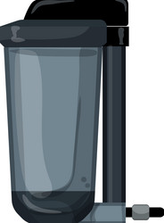 Healthy water filter cartoon Royalty Free Vector Image