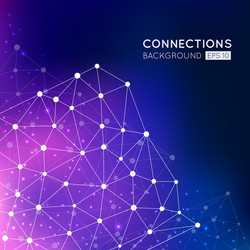 Abstract connection points background Royalty Free Vector