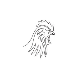 Rooster Line Drawing Vector Images (over 1,700)