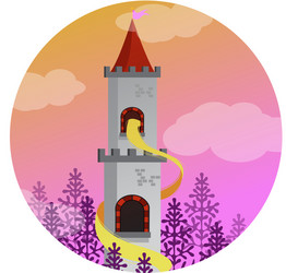 Tangled Tower Clip Art
