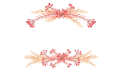 Floral Top Bottom Border Vector Images (69)