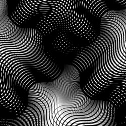 Irregular geometric pattern background with wavy Vector Image