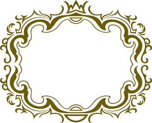 Ornate frame Royalty Free Vector Image - VectorStock