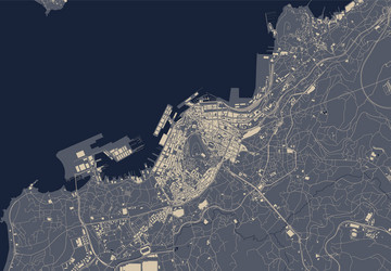 Map city vigo spain Royalty Free Vector Image - VectorStock