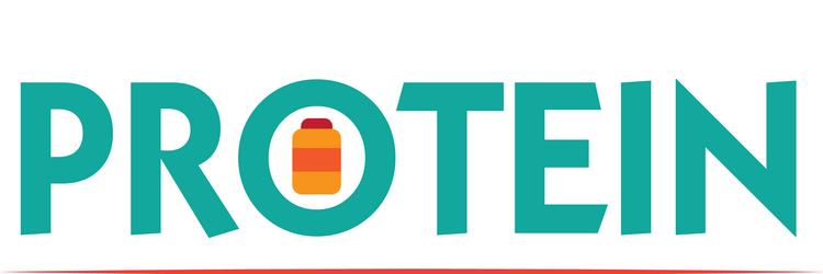 Protein logo design Royalty Free Vector Image - VectorStock