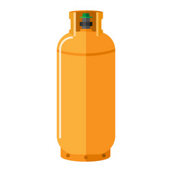 Small gas cylinder isolated on white background Vector Image