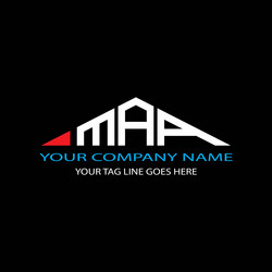 Maa letter logo creative design with graphic Vector Image